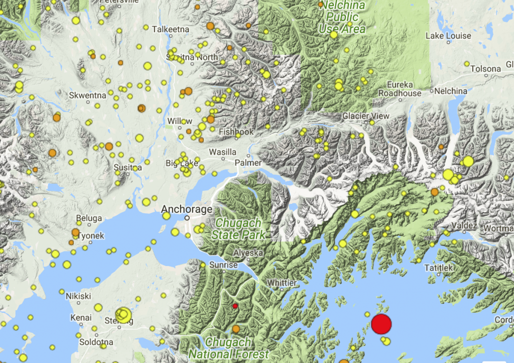 Earthquake in PWS felt in Northern Valley | KTNA 88.9 FM